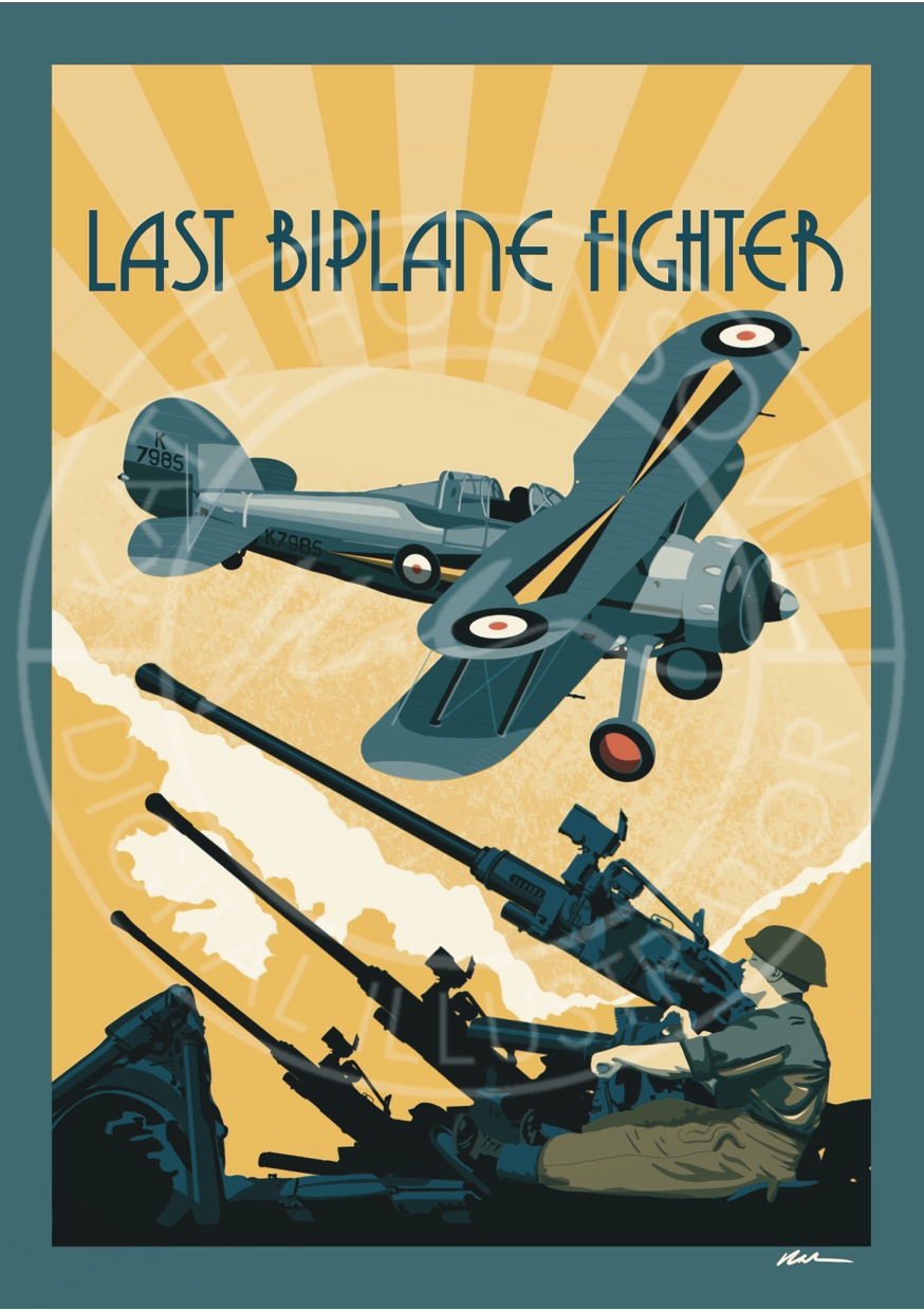 Last Biplane Fighter – Gloster Gladiator and Bofors gun – Timeless ...